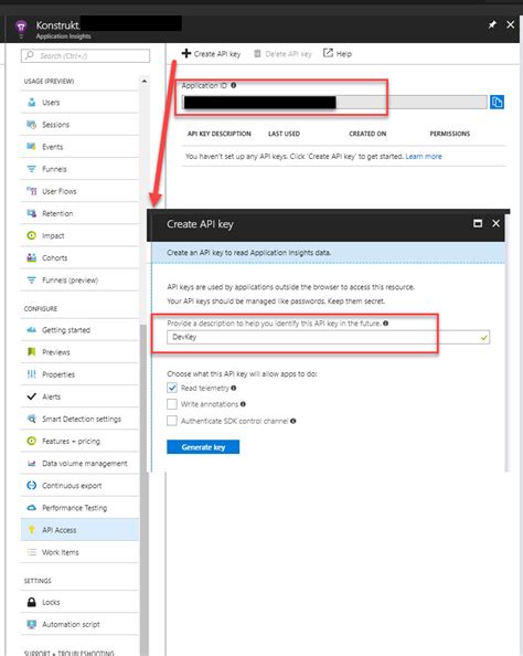 application insights api log analytics queries using powershell