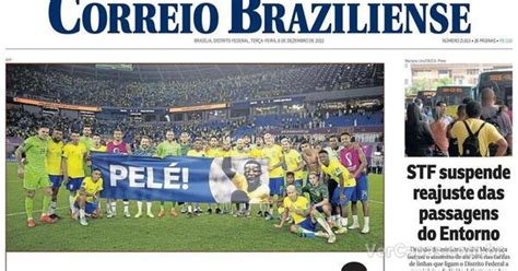Capa Correio Braziliense Edi O Ter A De Dezembro De
