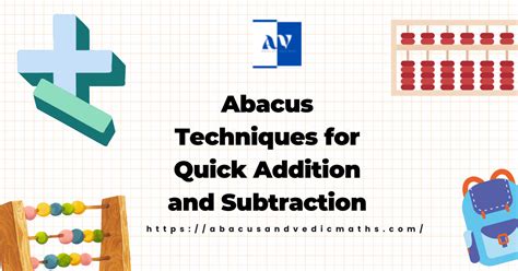 Abacus Techniques For Quick Addition And Subtraction Love Nature