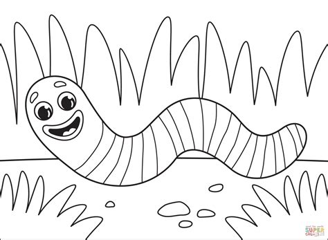 Desenho De Minhoca Para Colorir Desenhos Para Colorir E Imprimir Gratis