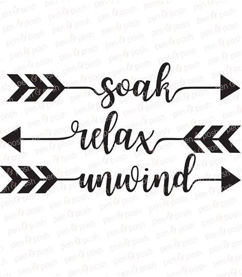 Bathroom Svg Bathroom Sign Svg Funny Bathroom Svg Bath Svg Unwind Svg