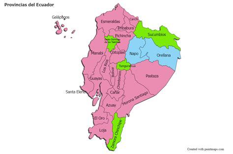 Provincias Del Ecuador Ecuador Mapas De Usuario