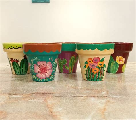 Maceta Pintada N La Rosa Florer A