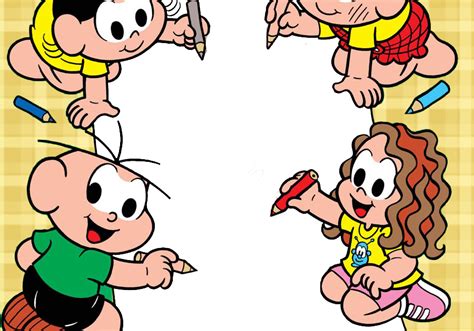 Molduras Turma da Mônica imagens Turma da mônica Arte