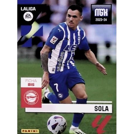 Comprar Cromo Sola Alavés Ficha Bis Panini Megacracks 2023 24