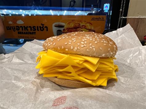 Burger King Thailand Introduces The Real Cheeseburger A Tower Of 20