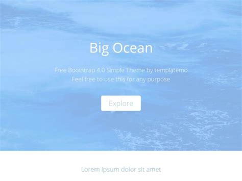 Plantilla Html Css Gratuita An Ocean Of Sky Plantillas Html Gratuitas Porn Sex Picture