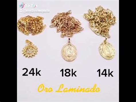 Diferencia Entre El Oro Laminado 24k 18k 14k Mayoreo Oro Laminado USA