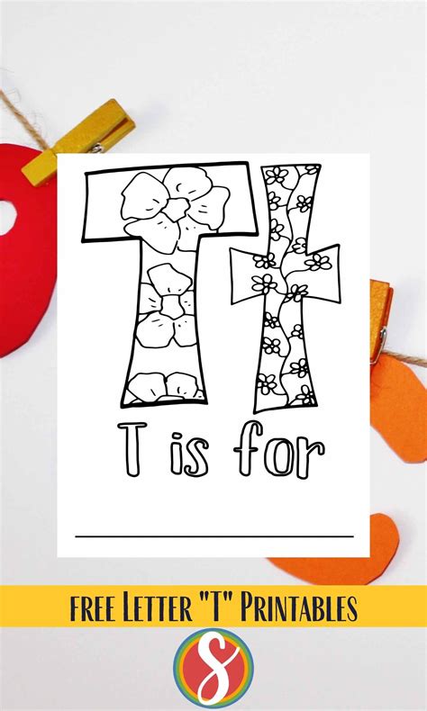 11 Free Letter T Coloring Pages Stevie Doodles