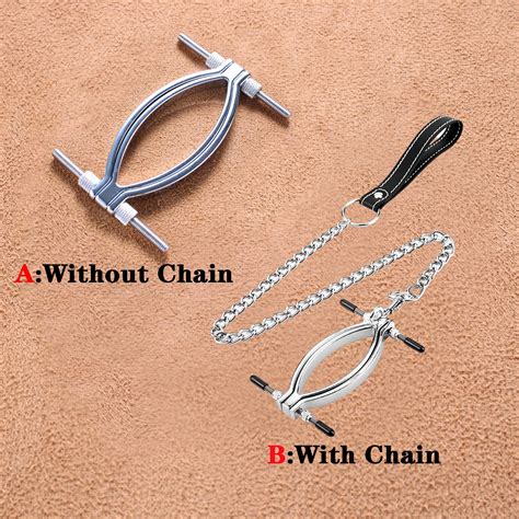 Adjustable Pussy Clamp BDSM Labia Spreader Clamps Labia Etsy