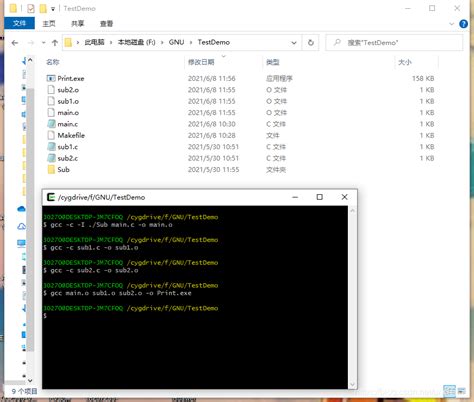 windows环境下gcc的使用（三）：自定义的头文件路径和make的使用 gcc c sub c o sub o csdn博客
