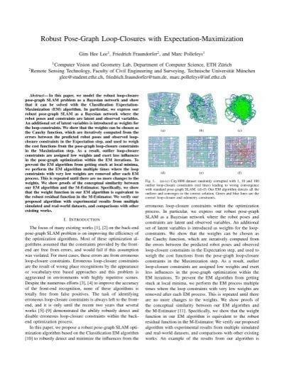 robust pose graph loop closures with expectation maximization