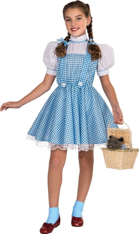 Girl S Deluxe Dorothy Wizard Of Oz Costume Walmart Walmart