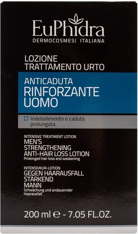Euphidra Lozione Anticaduta Uomo Trattamento Urto 200 Ml Amazon It