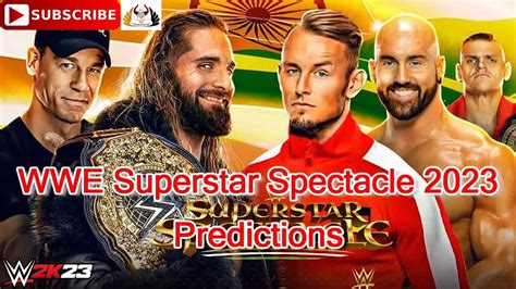 WWE Superstar Spectacle 2023 John Cena Seth Freakin Rollins Vs