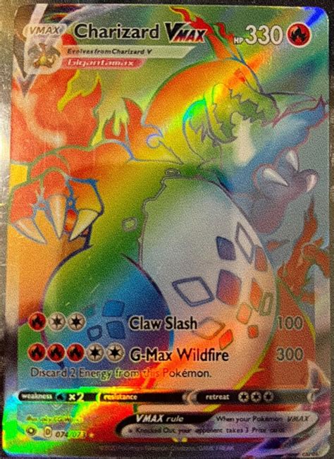 Mavin Pokémon Charizard VMAX Rainbow Rare