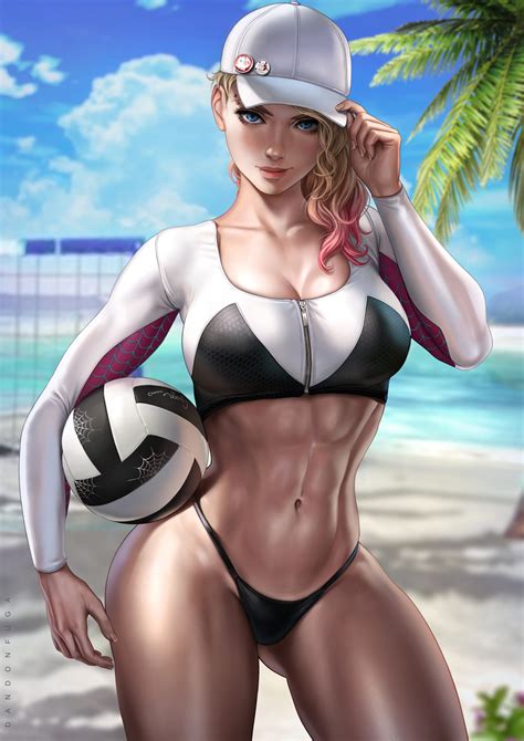 Spider Gwen And Gwen Stacy Marvel And More Drawn By Dandon Fuga