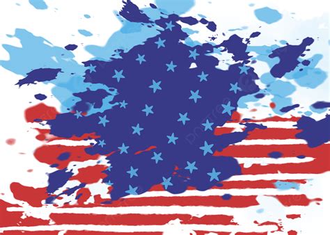 Fondo De Bandera Americana Acuarela Bandera De Acuarela Bandera De
