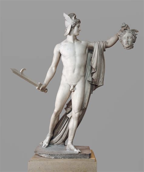 Perseus With The Head Of Medusa Antonio Canova Work Of