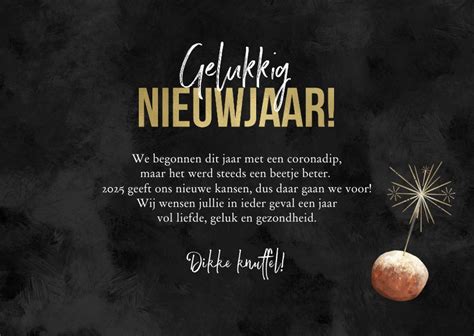 Nieuwjaarskaart Lichtpuntjes Vuurwerk Sterren Kaartje2go