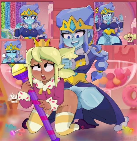 Rule 34 1futa 1girls Amber Brawl Stars Anal Anal Penetration Anal Sex Brawl Stars Frost