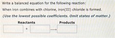 Solved Write A Balanced Equation For The Double Replacement Chegg