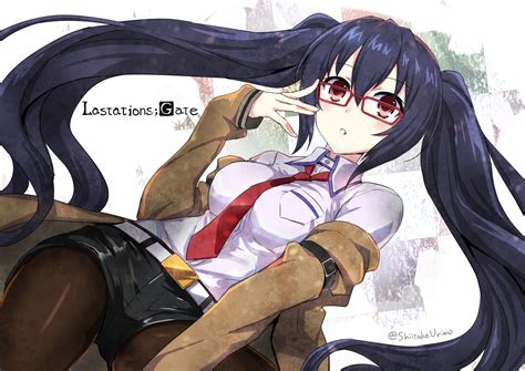 Tapety ilustracja Cosplay długie włosy Kobiety w okularach Anime