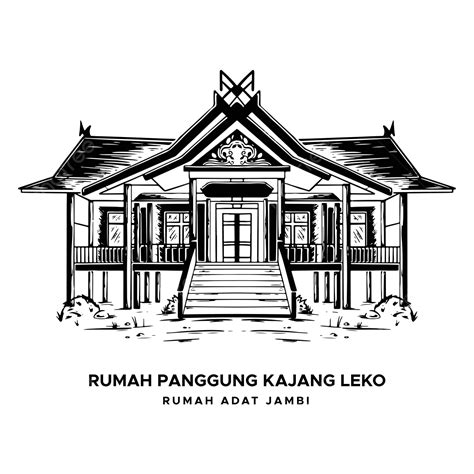 Sumatran Traditional House PNG Vector PSD And Clipart With