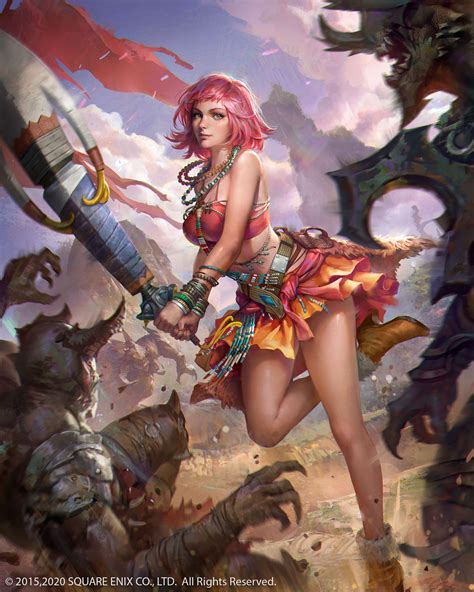 Oerba Dia Vanille Final Fantasy And 2 More Drawn By Jeremy Chong
