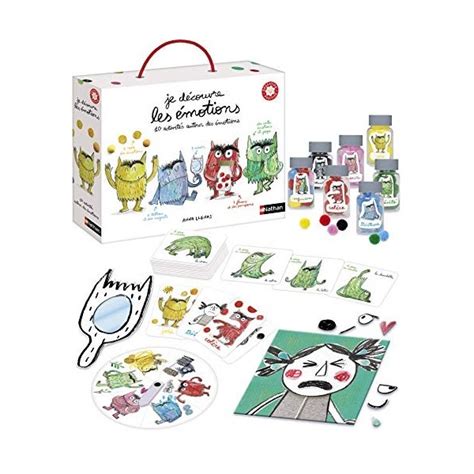 Nathan Je découvre les émotions Papier Carton Multicolore à part
