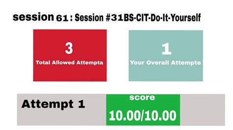 DO IT YOURSELF SESSION 61 BS CIT SESSION 31 YouTube