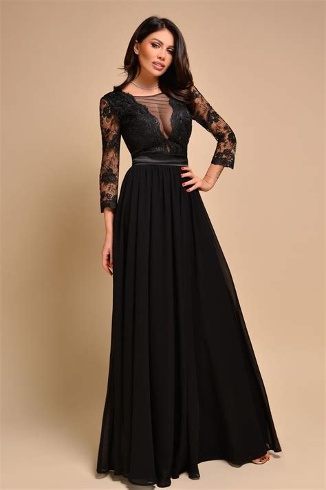 Abito Amanda Le Aste Di Soh Womens Occasion Dresses Long Black