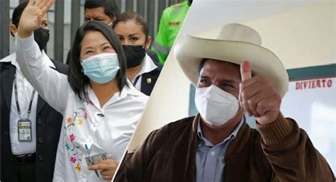 Perú empate técnico entre Fujimori y Castillo según boca de urna
