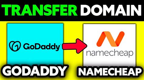 How To Transfer Domain From GoDaddy To Namecheap 2024 YouTube