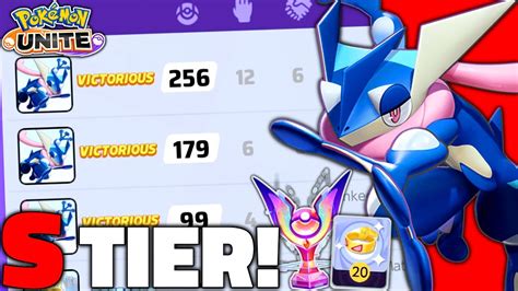SURF Greninja is S TIER in Pokémon Unite Greninja Master Rank