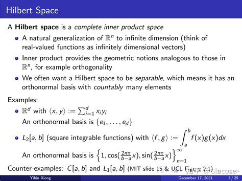 reproducing kernel hilbert space rkhs from theory to applications 笔记整理（上） 知乎