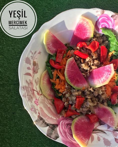 YEŞİL MERCİMEK SALATASI Gizem Çalışkan Akgül