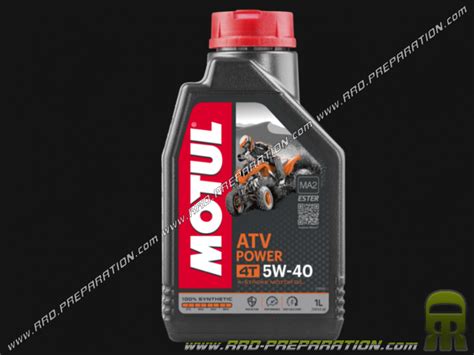 Aceite De Motor Sint Tico W T Motul Atv Power Tiempos O