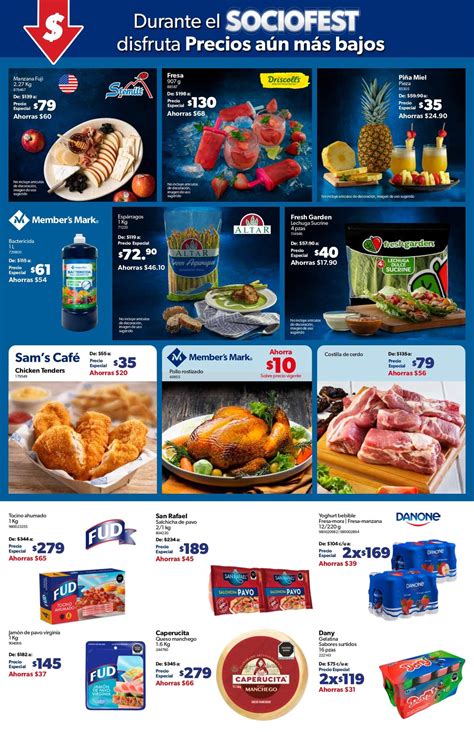 Folleto Cuponera Sams Club SocioFest 2023 Del 16 Al 20 De Marzo