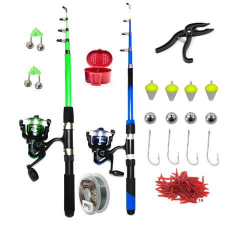 Kit Pesca Completo 2 Vara Molinete Alicate Sino Boia Chumbada