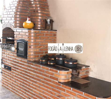 Fogão a Lenha Completo Forno e Grill Elétrico Giratório em Ribeirão
