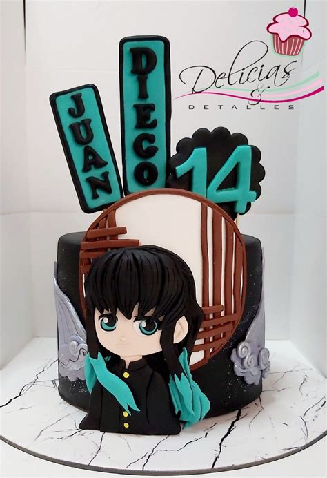 Demon Slayer Cake Anime Cake Themed Cakes Cake Designs