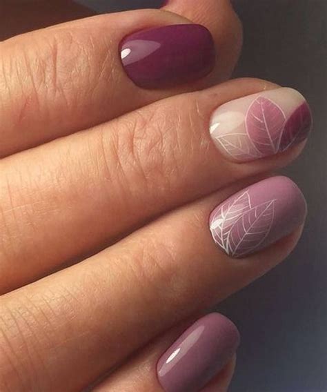 Beautiful Festive Leaf Nail Art Designs Nailart Gel Nails Nail Art