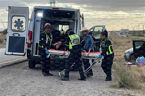 Vuelca Familia En Carretera A Delicias Mueren 2