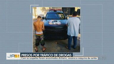 JA 1ª Edição Regional Dois homens são presos por tráfico de drogas