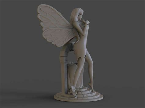 Archivo Stl Estatua De Hada Dise O Para Descargar Y Imprimir En Dcults