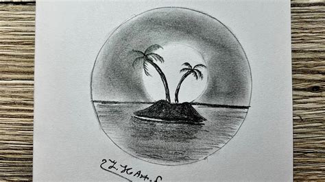 Zeichnen Lernen Mit Bleistift Einfach Landschaft Zeichnen Schritte