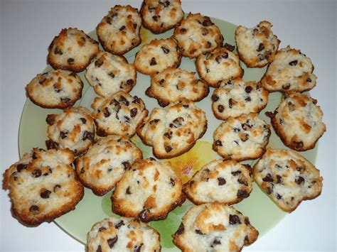 Bouchées à la noix de coco et pépites de chocolat