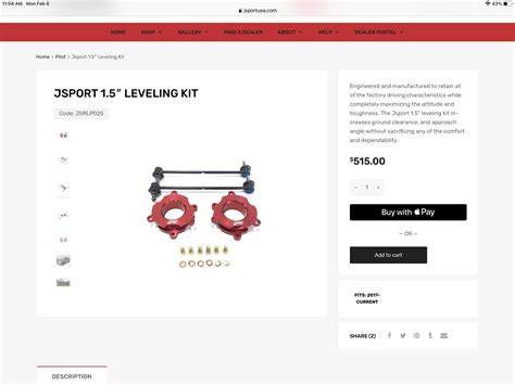 Dealer Installed Lift Honda Ridgeline Owners Club Forums
