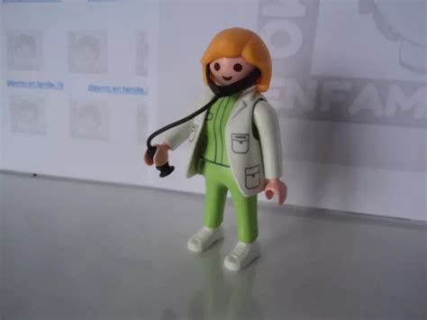 PLAYMOBIL VINTAGE CITY life médical femme docteur du set 6661 EUR 3 00